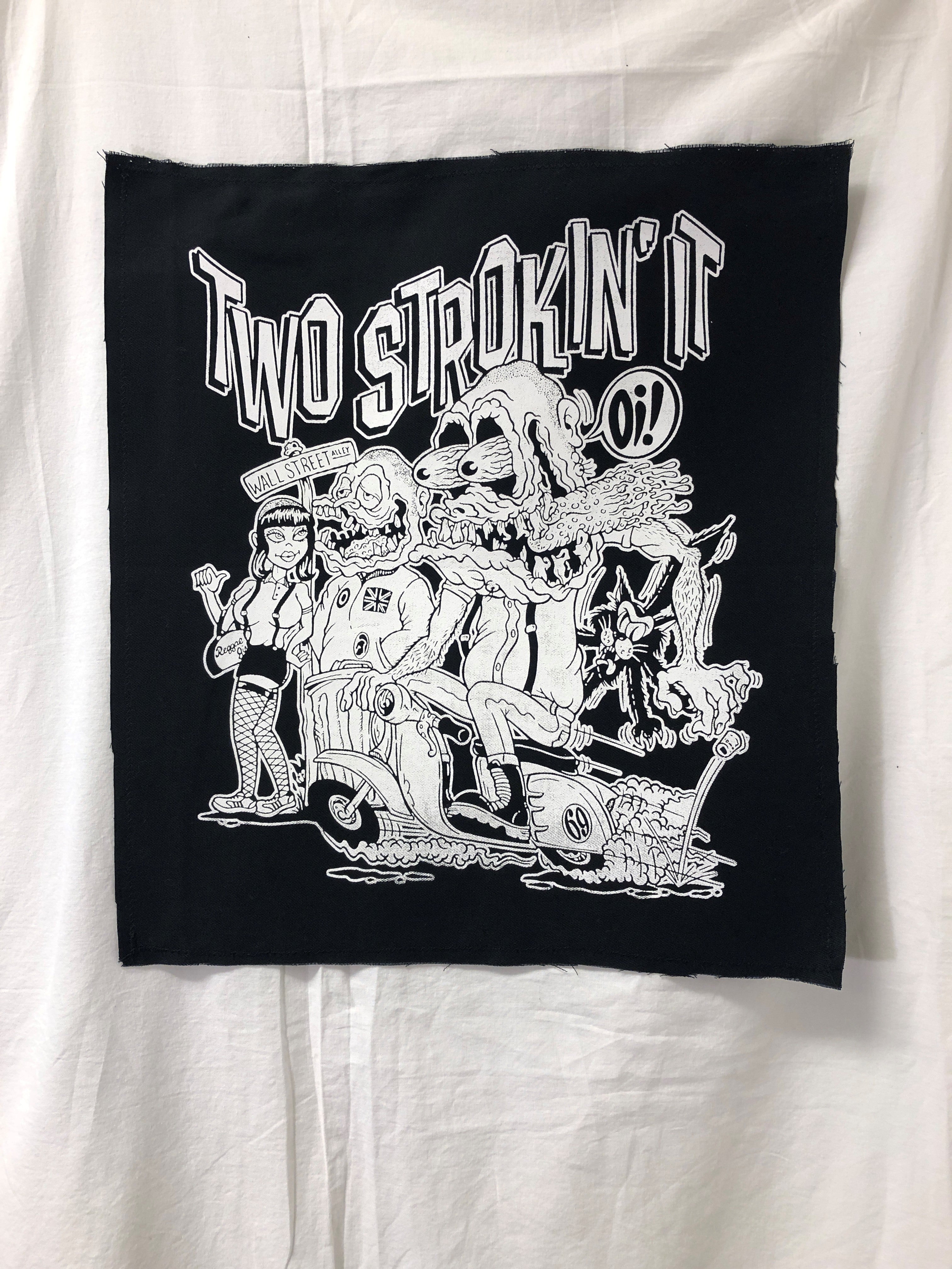 Two Strokin' It - Original Back Patch – Two Strokin’ It